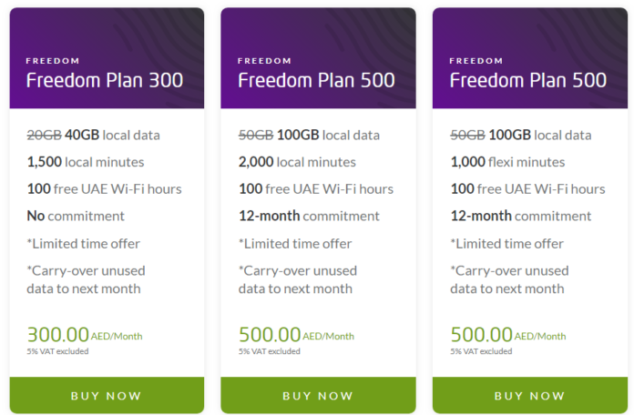 Best Internet Packages , Providers in UAE