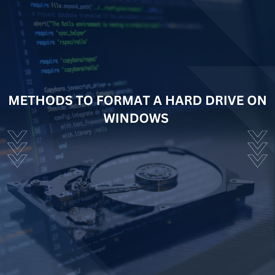 Methods to Format a Hard Drive | 4g Packages