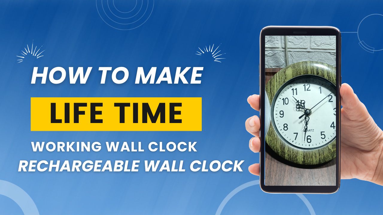 Lifetime Working Wall Clock | 4g Packages
