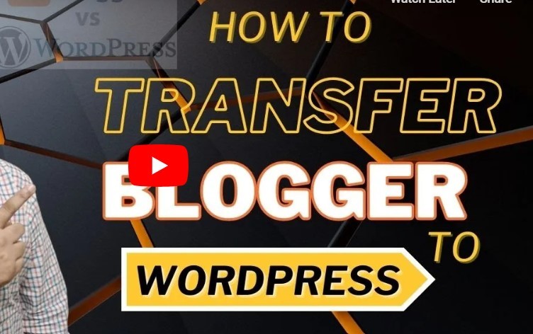 how to transfer blogger to WordPress - 4g Packages